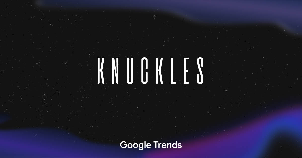 Knuckles | Google Frightgeist
