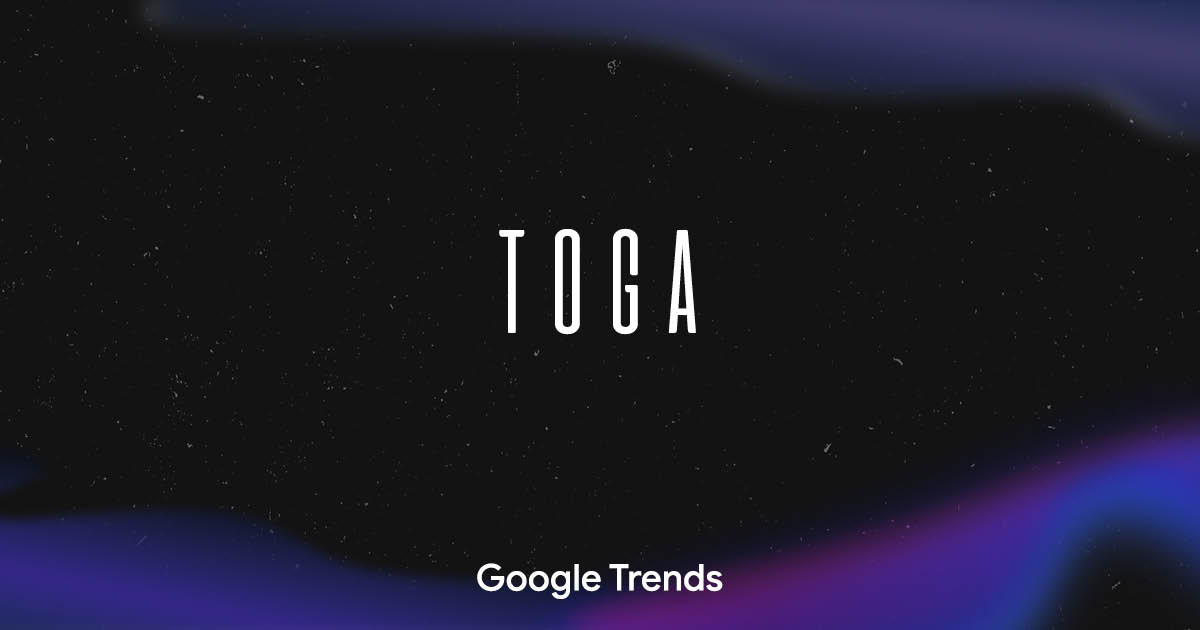 Toga | Google Frightgeist