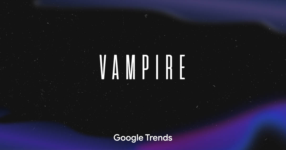 Vampire | Google Frightgeist